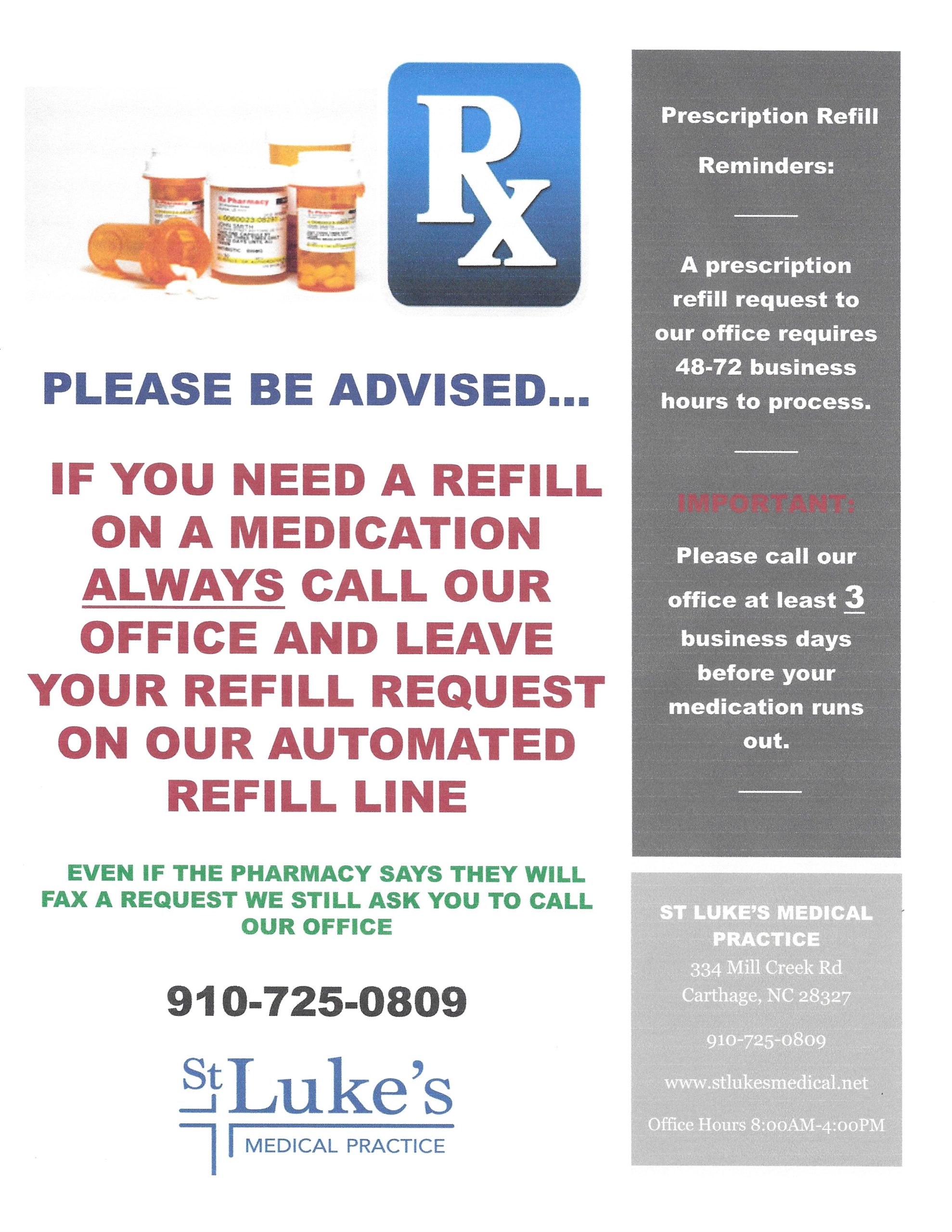 Prescriptions – St. Luke's Medical